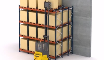 Push-back pallet racking animation - Mecalux.co.ke